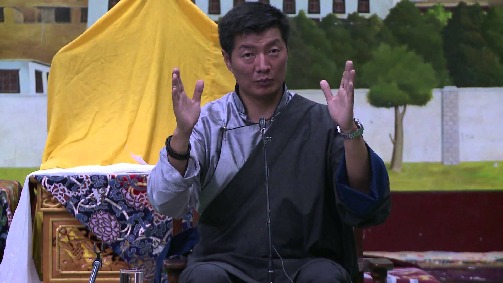 Sikyong Dr. Lobsang Sangay's talk at Upper TCV School after HH the ...