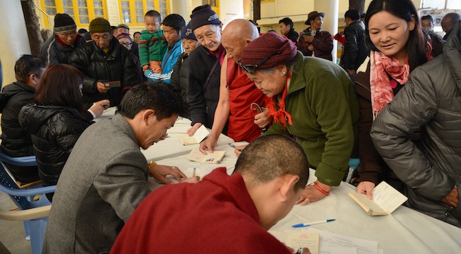 Tibetans Hold Final Round of Election for Sikyong and Members of ...
