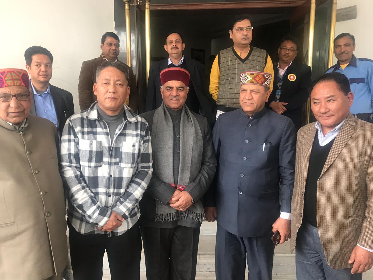 Speaker of Tibetan Parliament meets Himachal Vidhan Sabha Speaker and ...