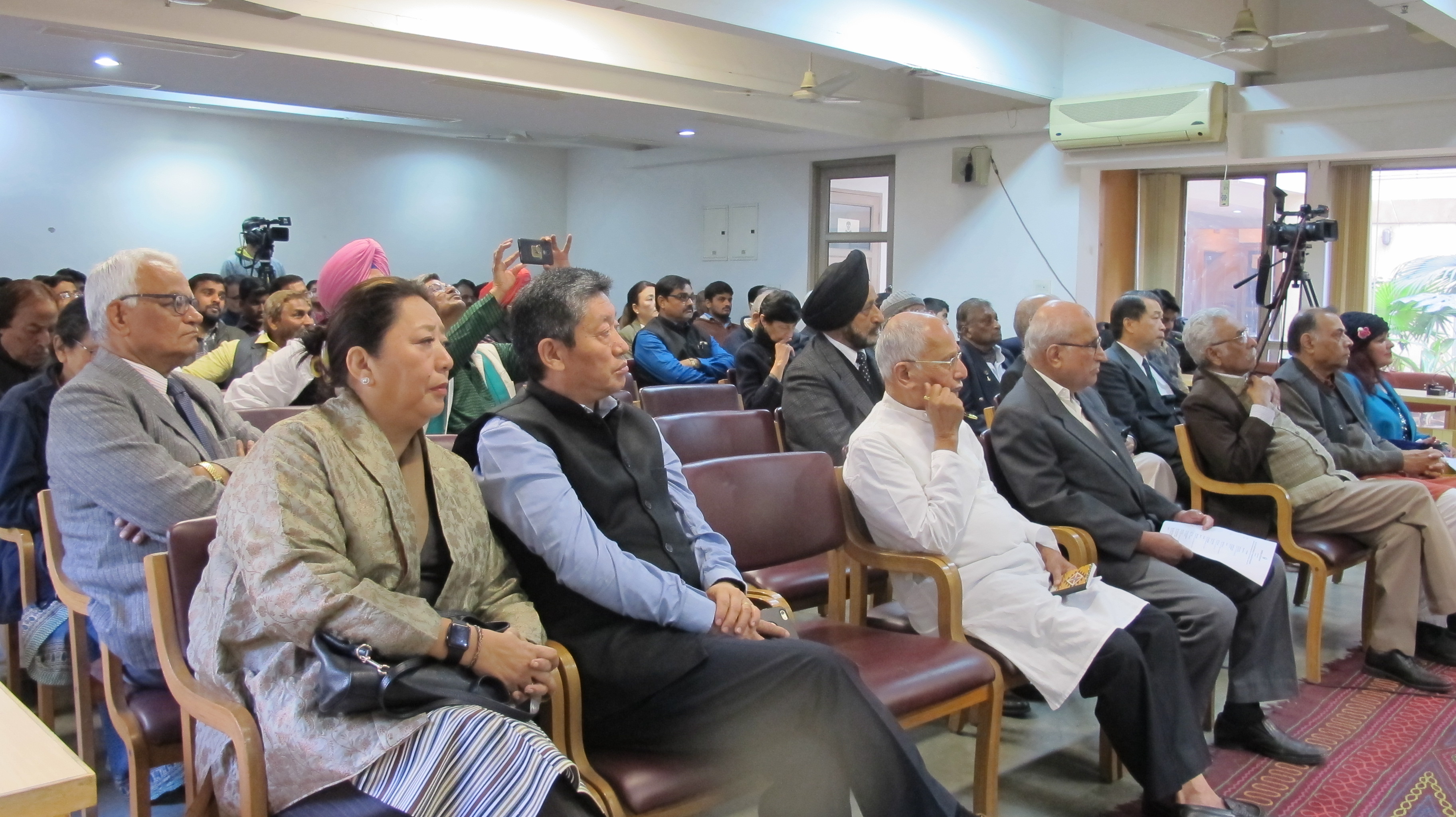 Kalon Karma Yeshi addresses an event remembering the ‘Legacy of George ...