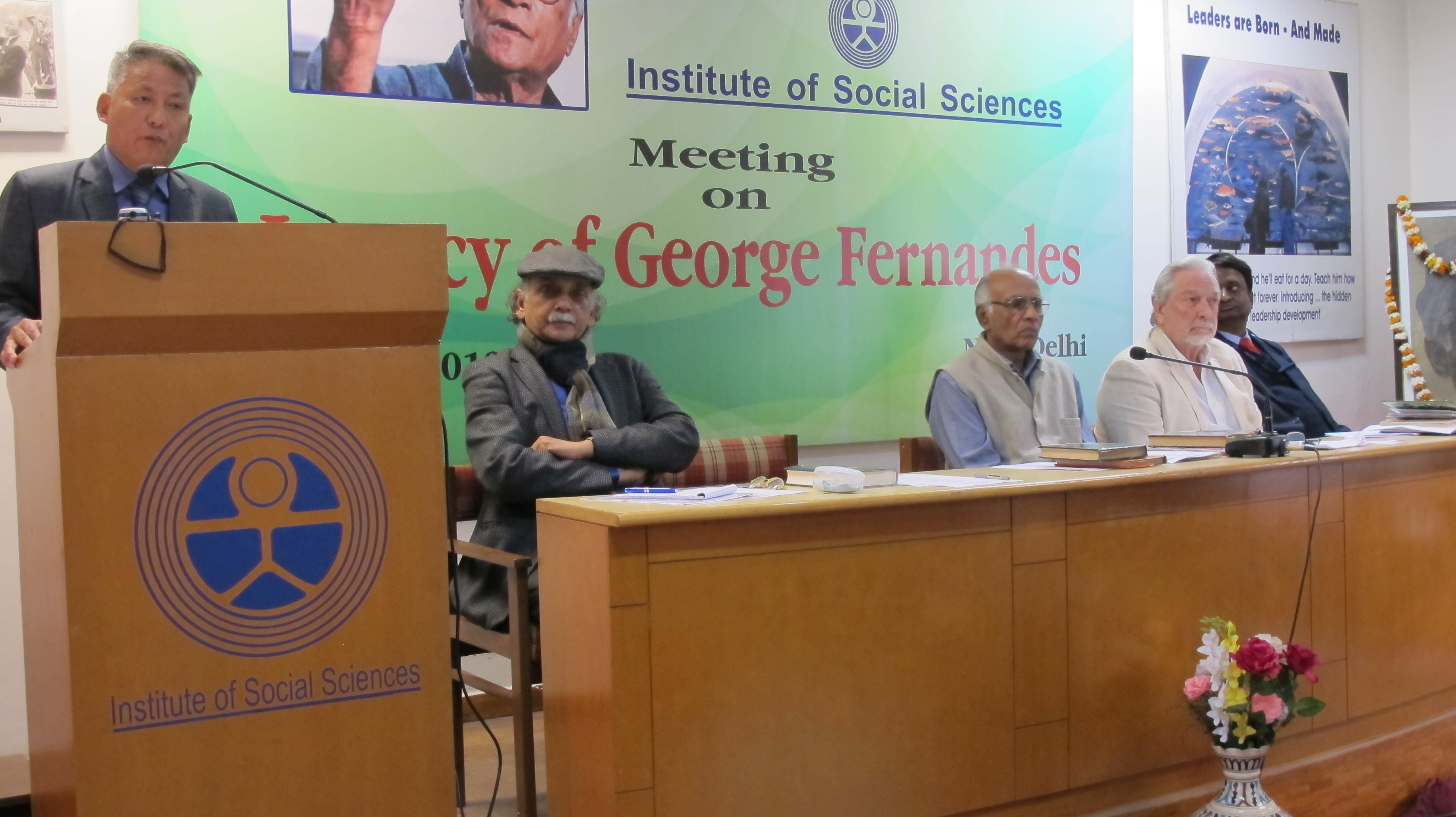 Kalon Karma Yeshi addresses an event remembering the ‘Legacy of George ...