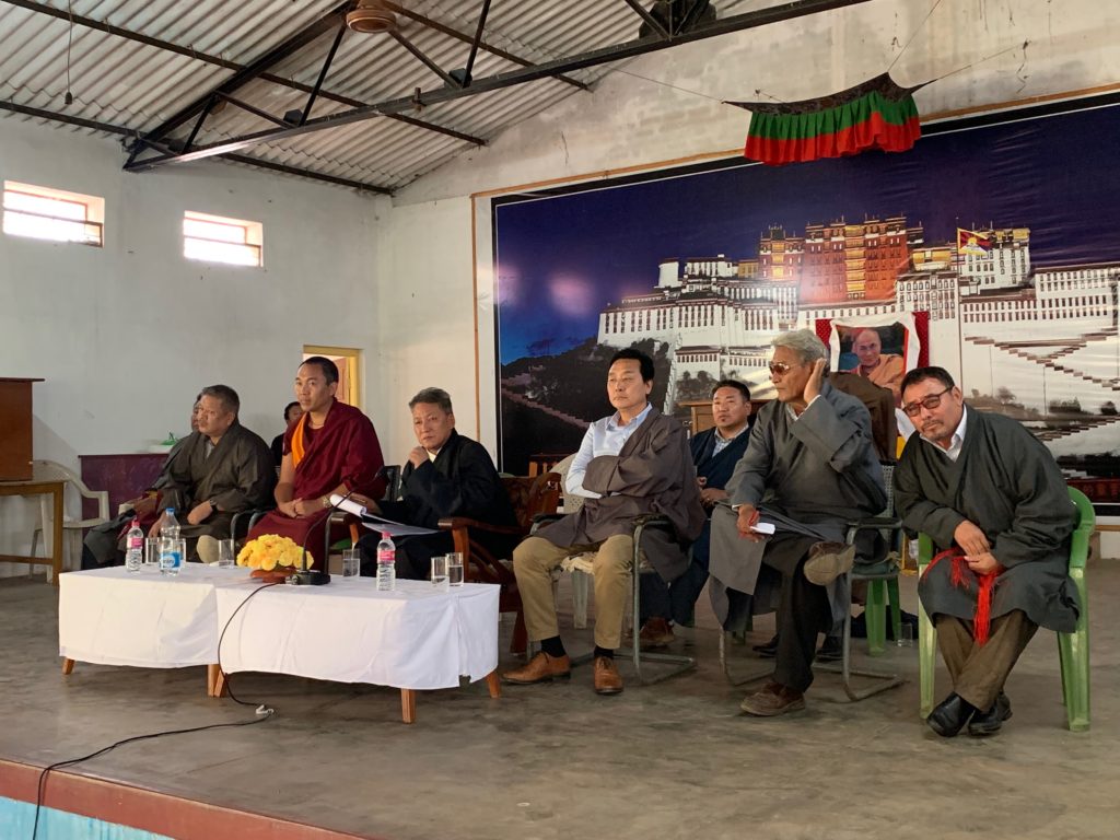 Finance Kalon Karma Yeshi visits Kollegal and Mundgod Tibetan ...