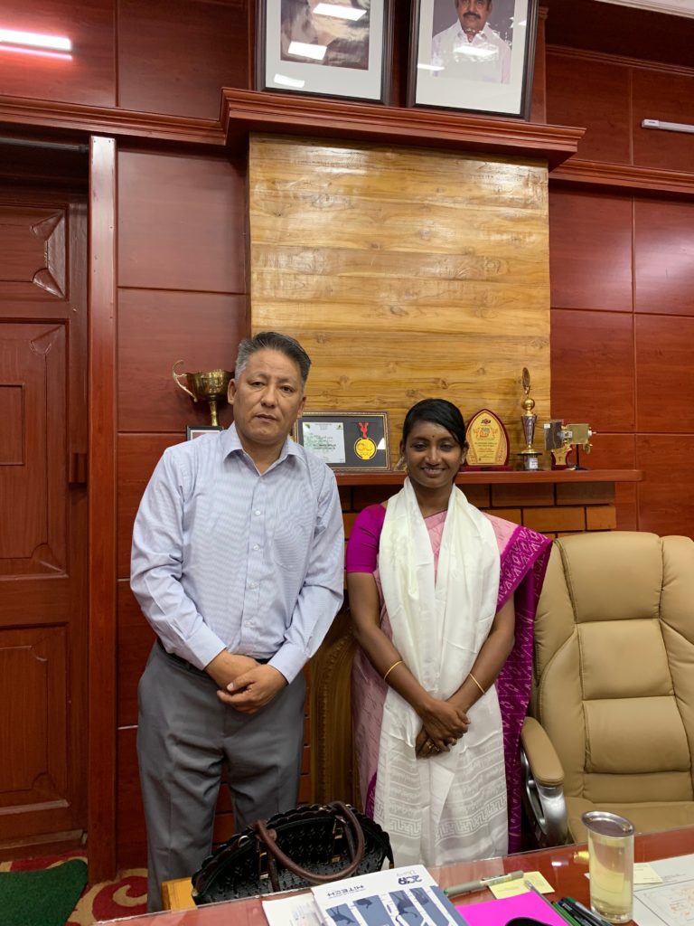 Finance Kalon Karma Yeshi visits Kollegal and Mundgod Tibetan ...