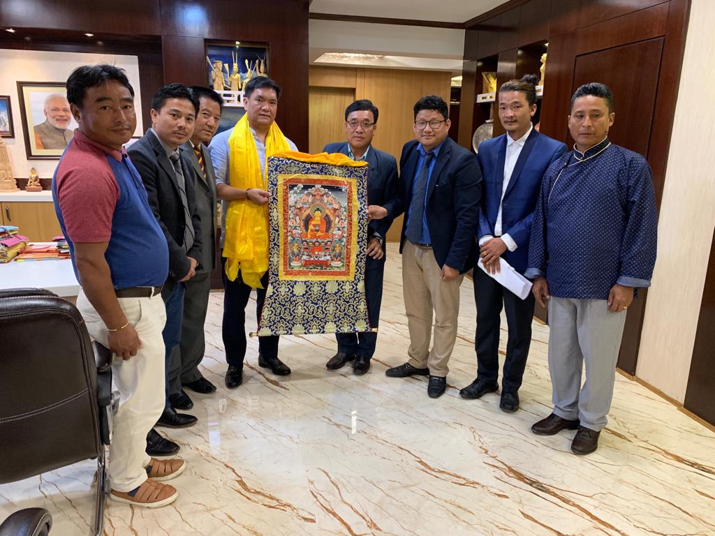 Representatives of Choephelling Tibetan Settlement calls on Chief ...