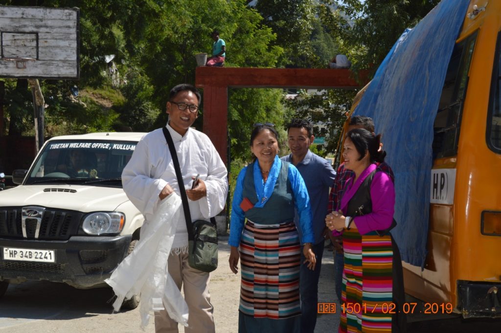 Parliamentarian Serta Tsultrim on an official visit to Kullu Manali ...