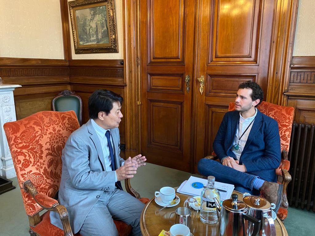 Belgian Federal MP Samuel Cogolati meets delegation of Office of Tibet ...