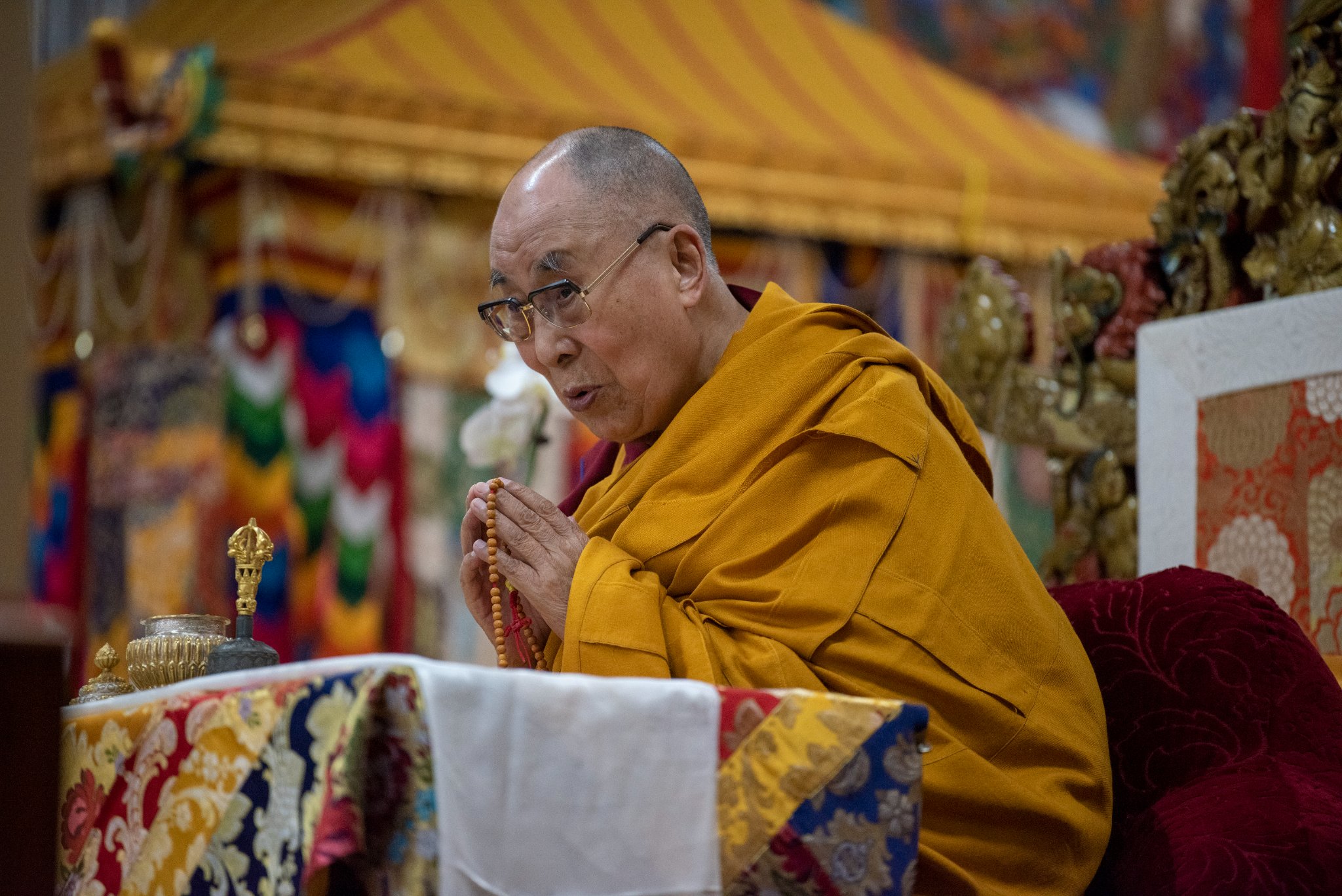 His Holiness the Dalai Lama Presides Over Saka Dawa Prayer at ...