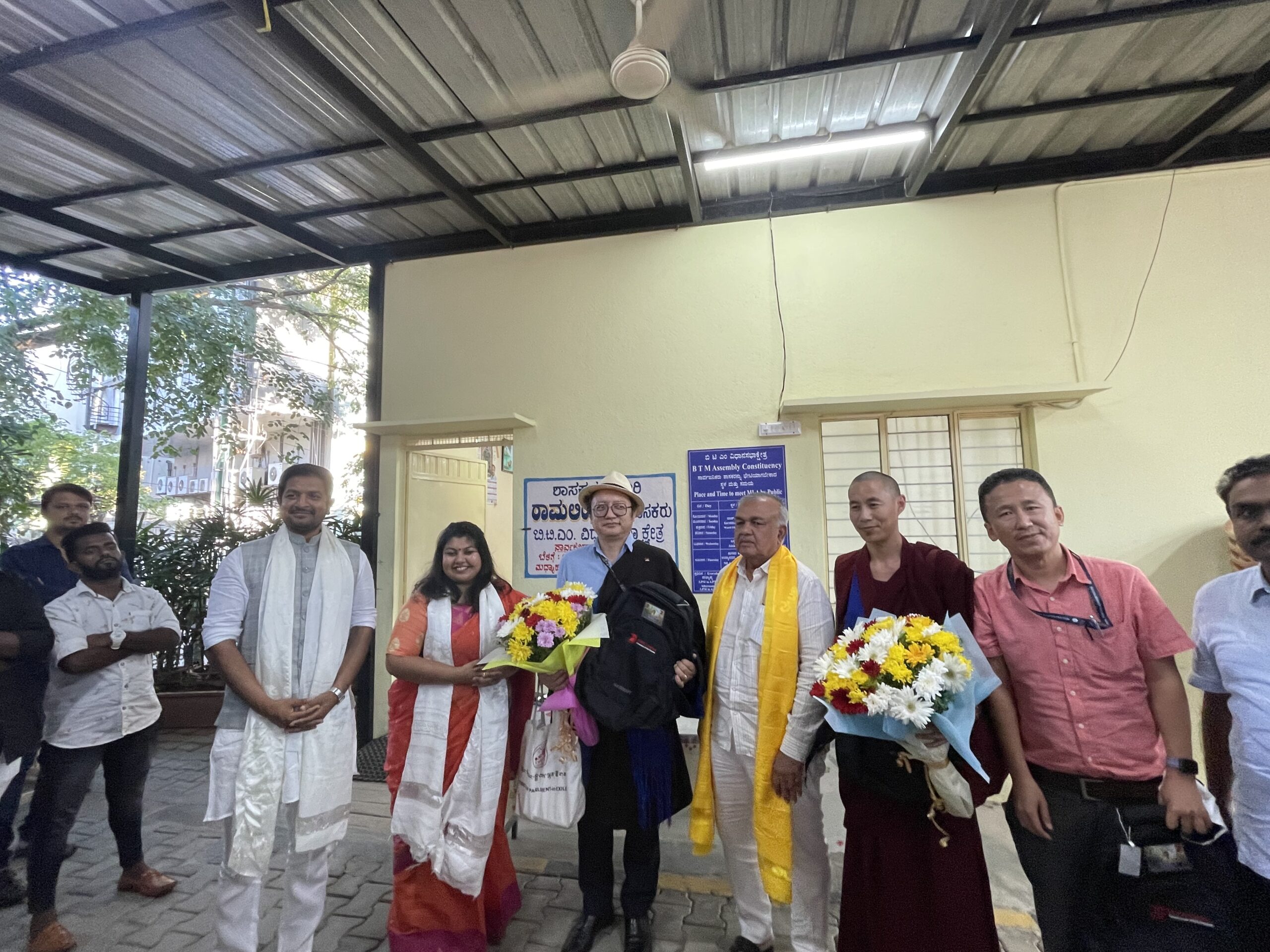 Tibetan Parliamentarians Ven Geshe Atong Rinchen Gyaltsen and Wangdue ...