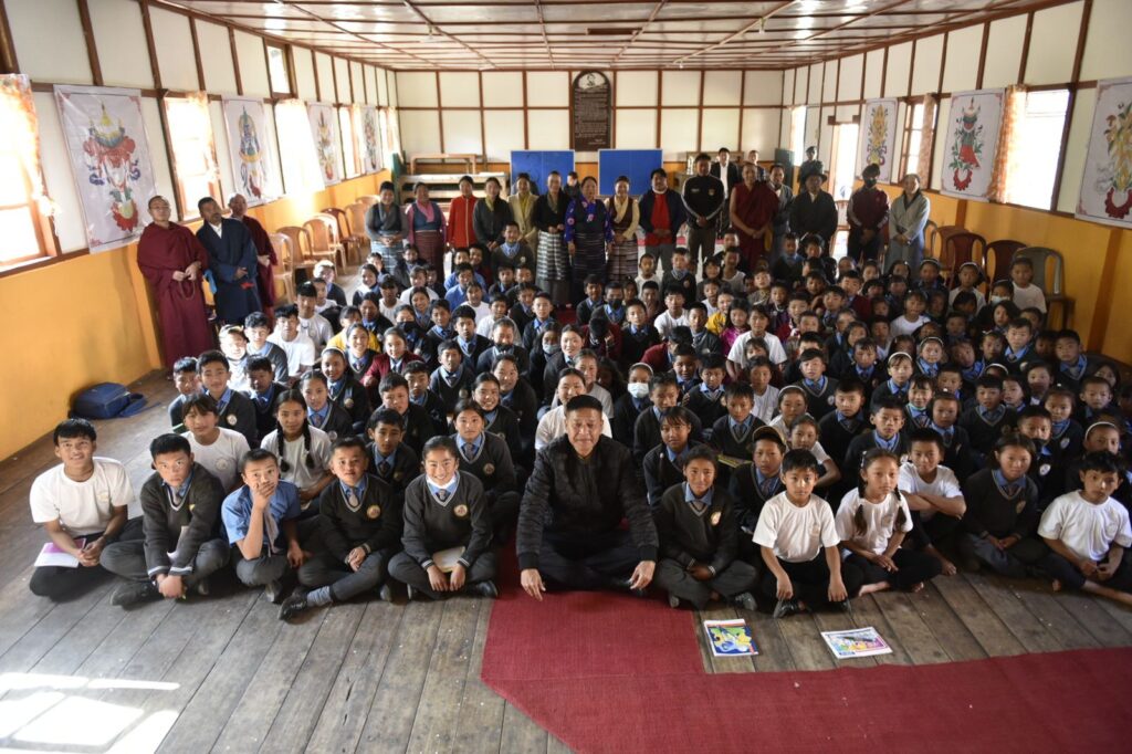 Sikyong Concludes Tenzingang’s visit, addresses School and Public ...