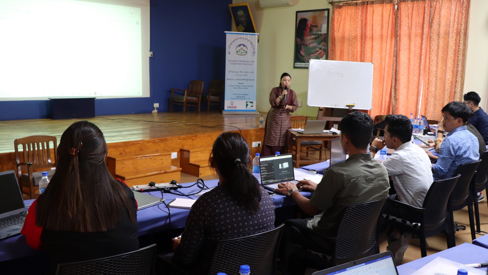 Computer Teaching Workshop Concludes Successfully – Central Tibetan ...