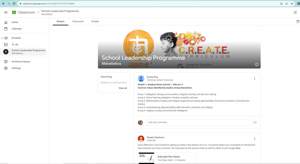 School Leadership Programme for STSS School Leaders Begin – Central ...