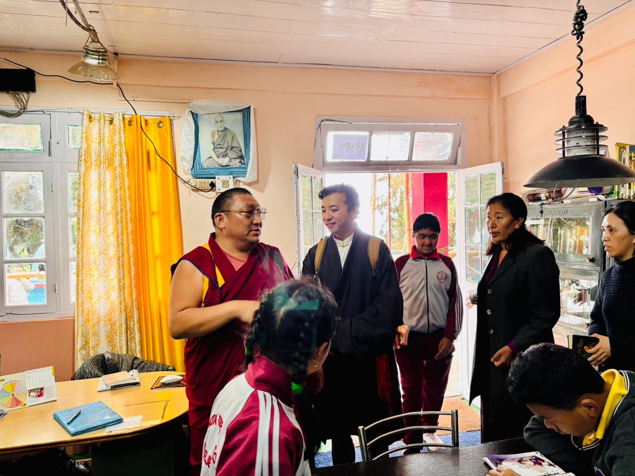 Parliamentarians Geshe Lharampa Atuk Tseten and Tenzin Jigdal ...