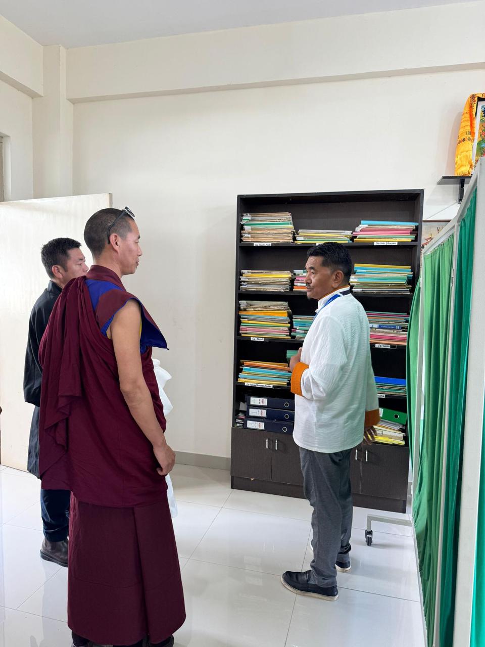 Parliamentarians Dorjee Tseten and Geshe Atong Rinchen Gyaltsen ...