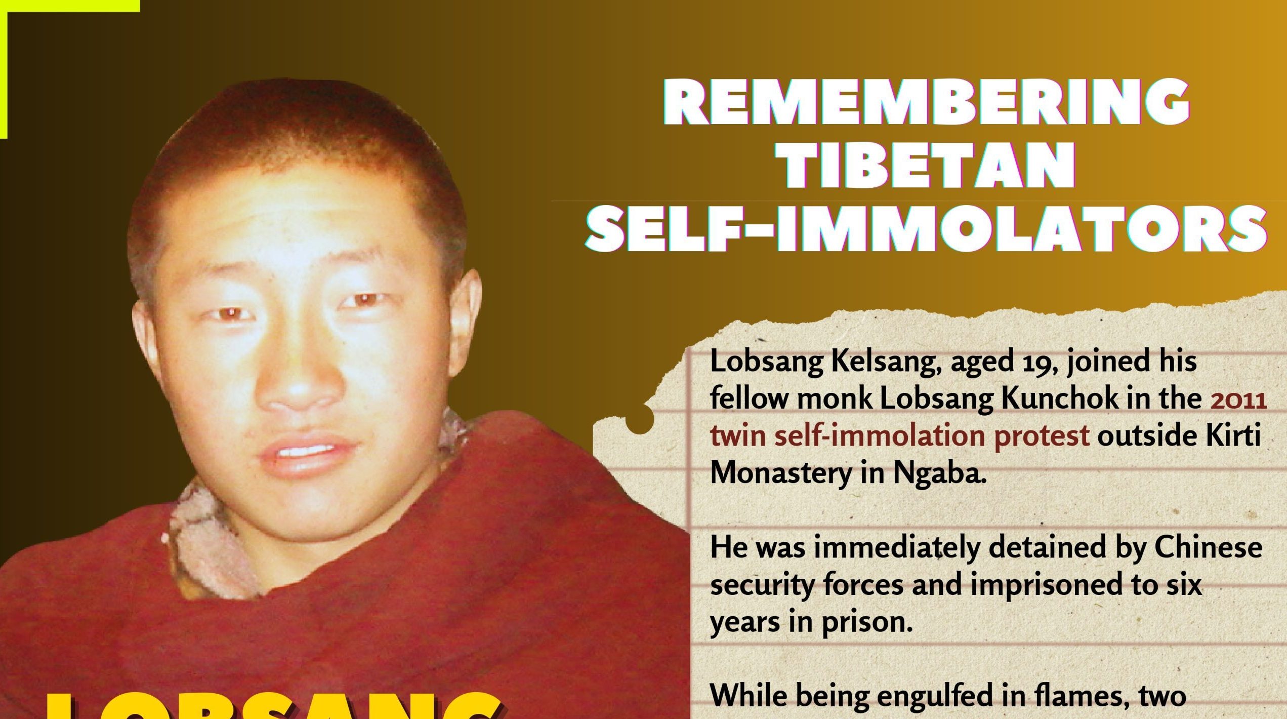 Remembering Tibetan Self Immolators – Lobsang Kelsang - Central Tibetan ...
