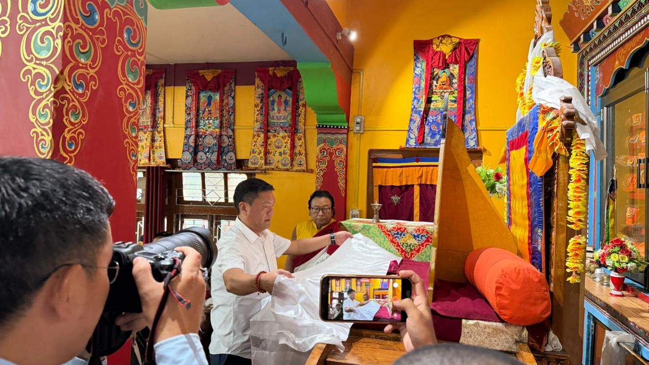 Four Tibetan Settlement Officers of Miao, Tezu, Tenzingang, and Tuting ...
