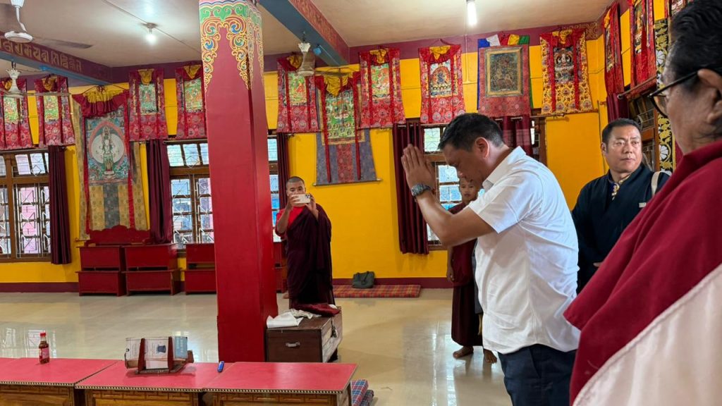 Four Tibetan Settlement Officers of Miao, Tezu, Tenzingang, and Tuting ...
