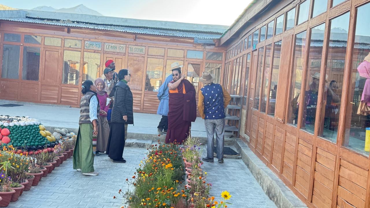 MPs Juchen Kunchok Chodon and Khenpo Kada Ngedup Sonam Visit Jangthang ...