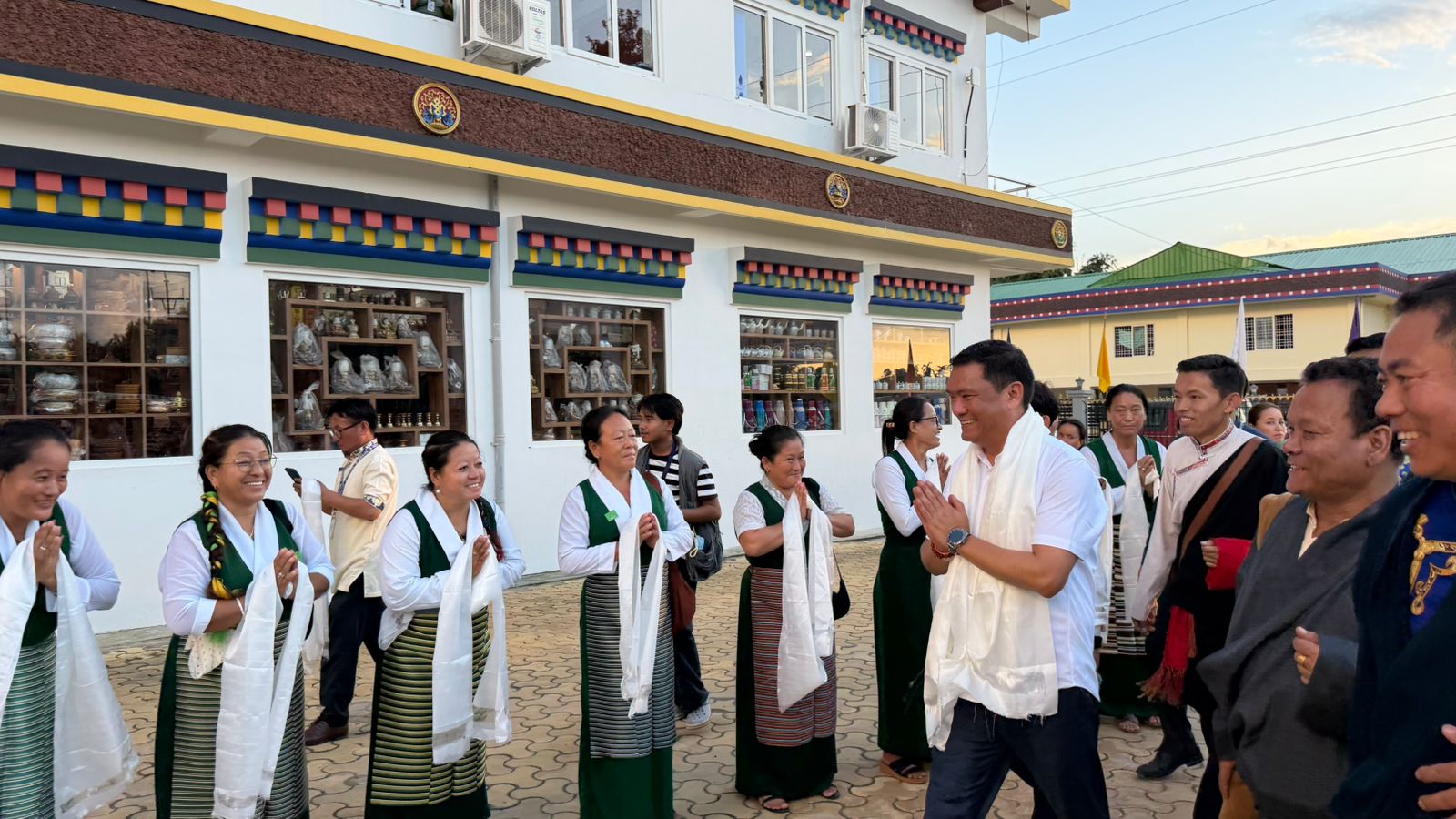 Four Tibetan Settlement Officers of Miao, Tezu, Tenzingang, and Tuting ...