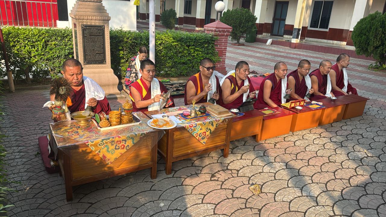 Consecration and Purification Ceremony Performed for the Eight Stupas ...