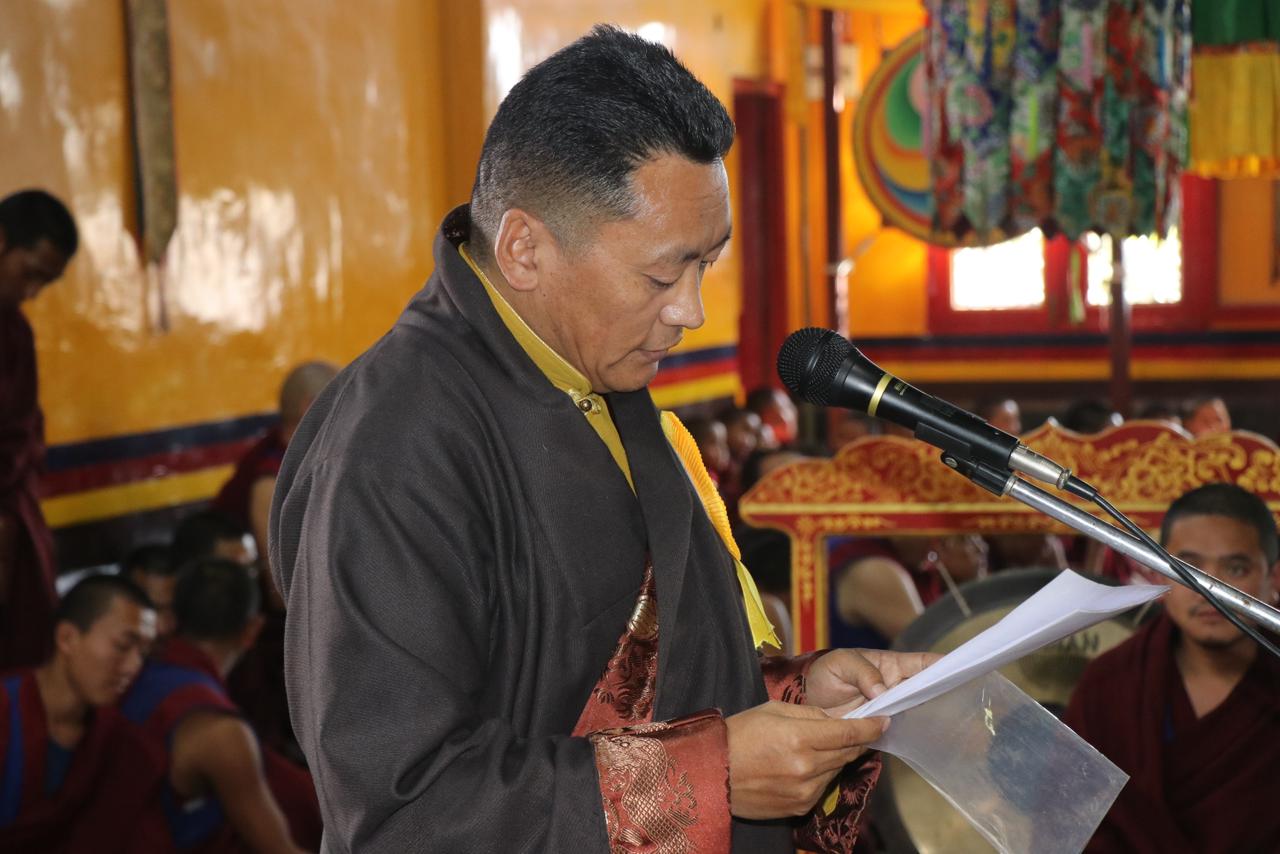 Secretary Dhondul Dorjee Attends Geshe Certificate Conferral Ceremony ...